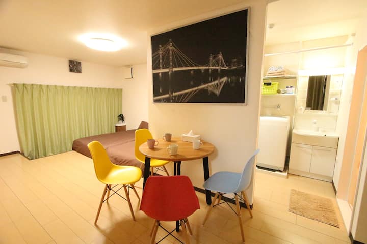 Family & Groups|3-min Station|near Namba|sleeps 7 - Osaka