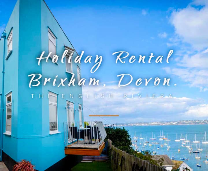 Brixham Harbour Cliff Cottage With Seaview Balcony - Brixham