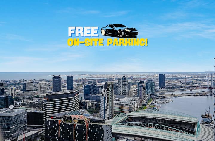 Highrise |Seaview |2baths| Onsite Parking (S47b) - Melbourne