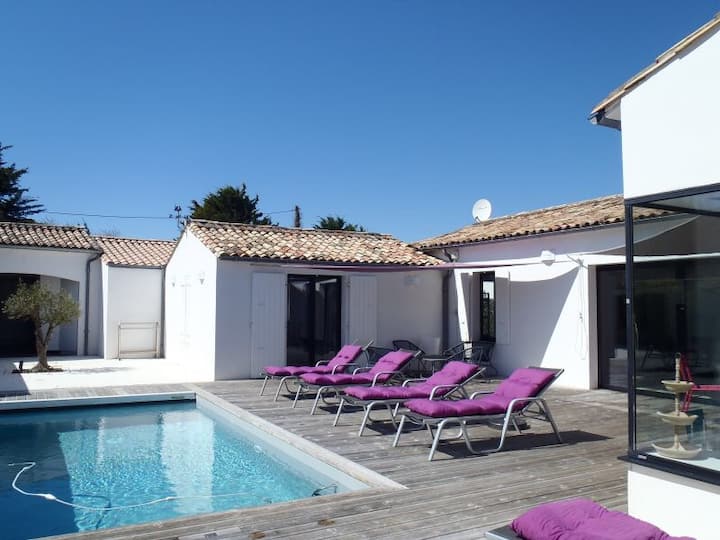 Villa Avec Piscine îLe De Ré - La Couarde-sur-Mer