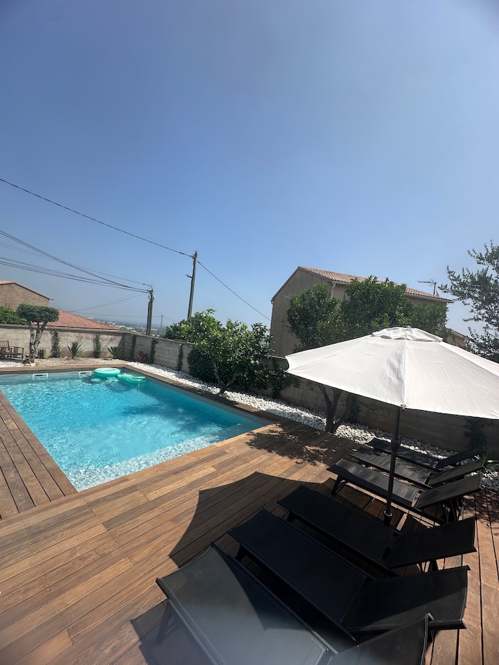 Appartement L’arancetu Ii Vue Mer Avec Piscine - Biguglia