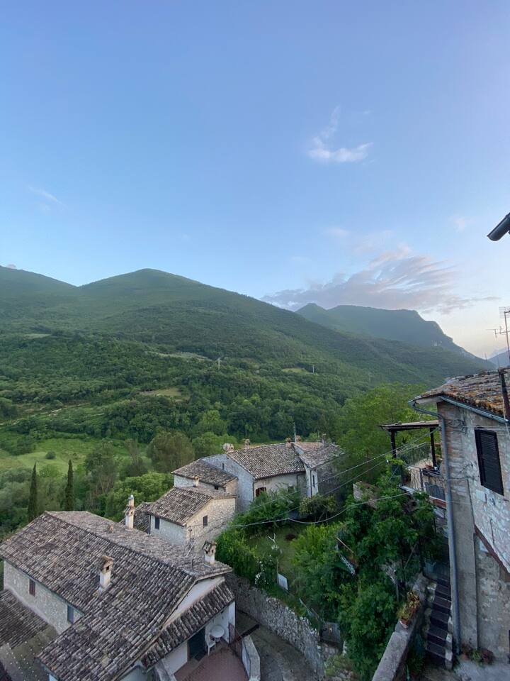 The Terrace On The Nera River - Leonessa