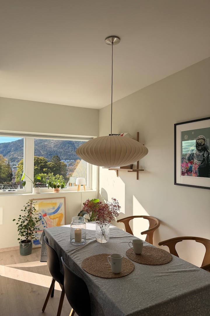 Moderne Leilighet Med Panoramautsik Nærhet Ulriken - Aeropuerto de Bergen-Flesland (BGO)