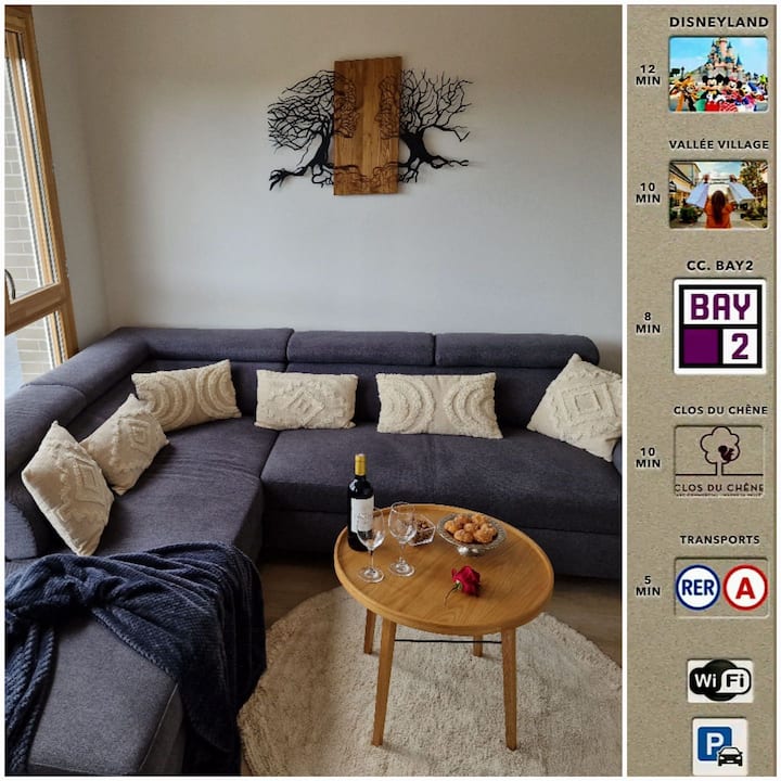 Happy-guest,4pers 13 Min Disneyland Paris - Bussy-Saint-Georges