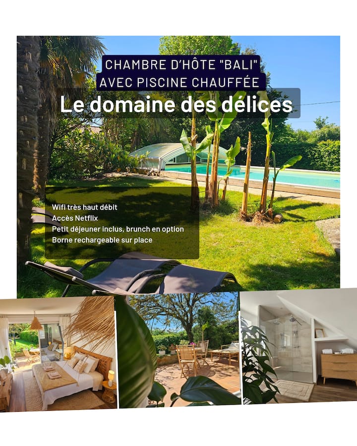 Chambre D'hôte De Charme" Bali", Parking Sécurisé - La Roche-sur-Yon