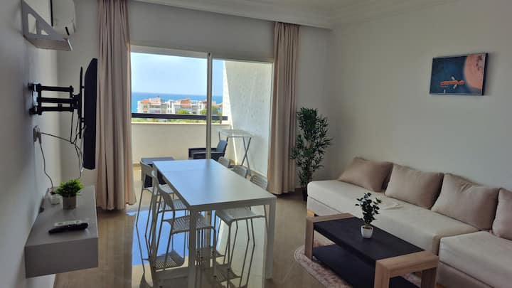 Appartement Calme Vue Magnifique Sur Océan Et Golf - Asilah
