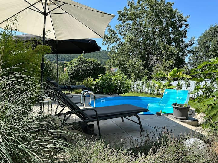 Stadtnahes Gartenparadies Mit Pool Bei Freiburg - Freiburg im Breisgau