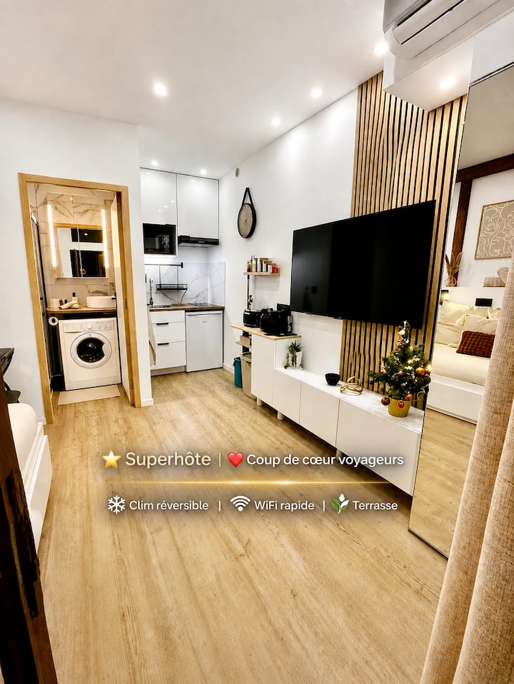 Studio Cosy Centre Toulouse • Carmes • Wifi & Clim - Toulouse