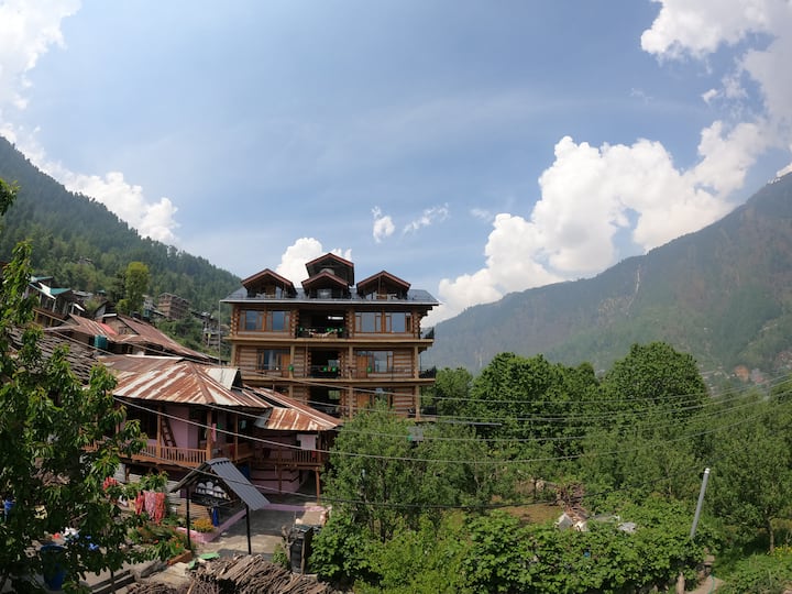 My Village B&b With A Best View In Old Manali. - Manali