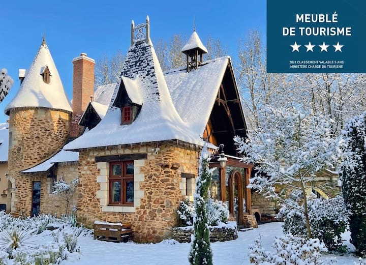 Gîte Cosy Style Château Avec Vue Sur éTang - Bauné