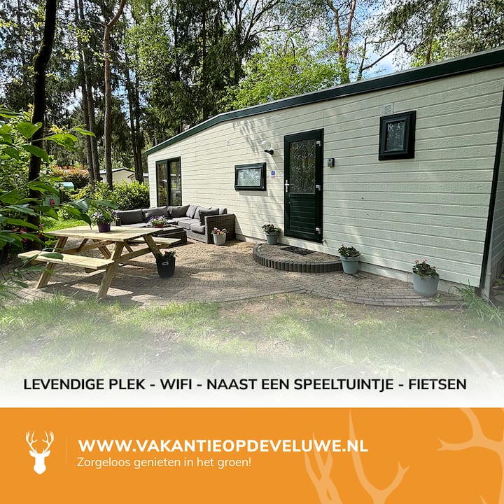 Fijn Boschalet: Midden Op De Veluwe, 2 Fietsen - Nizozemska