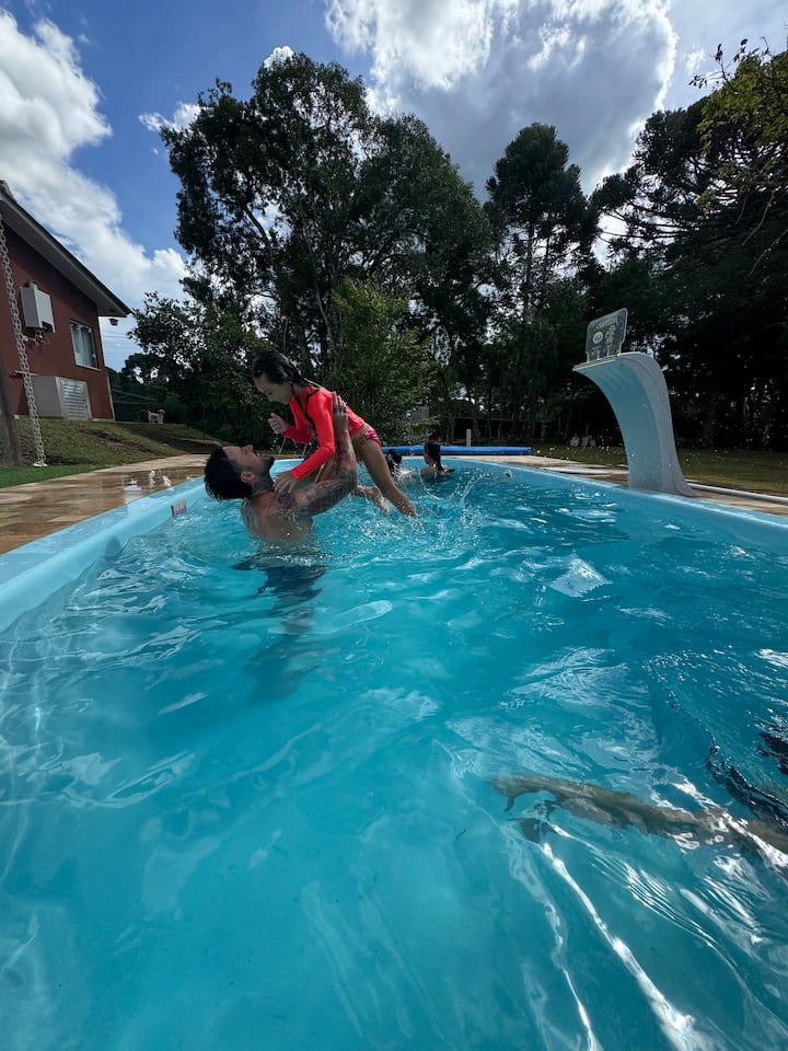 Casa De Campo Com Piscina - Casa Morena - Campo Largo
