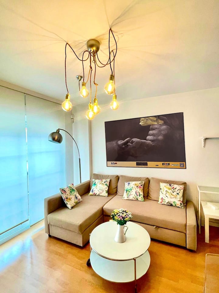 Céntrico+gran Jardín+piscina Niños.70+40m2.parking - Málaga