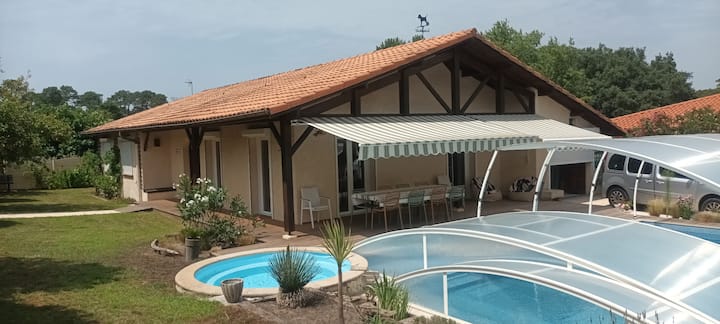 Villa Landaise - 8 Pers - Climatisée - Piscine - Seignosse
