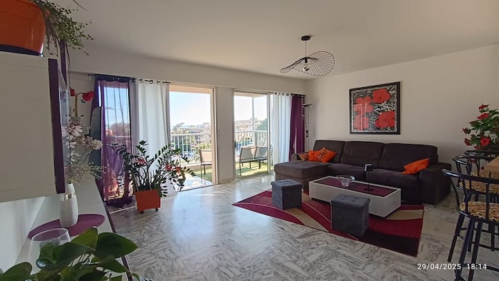 Spacieux 3 Pièces Vue Mer - Saint-Laurent-du-Var