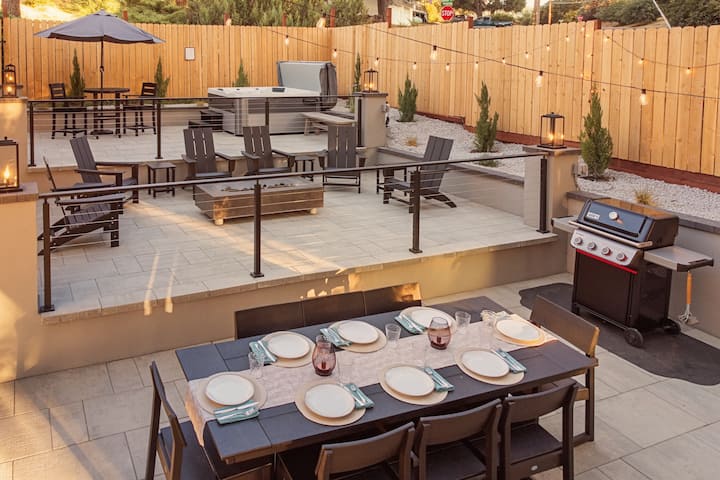 Hottub | Firepit | Ev | Fenced Yard | Full Kitchen - Oakhurst, CA