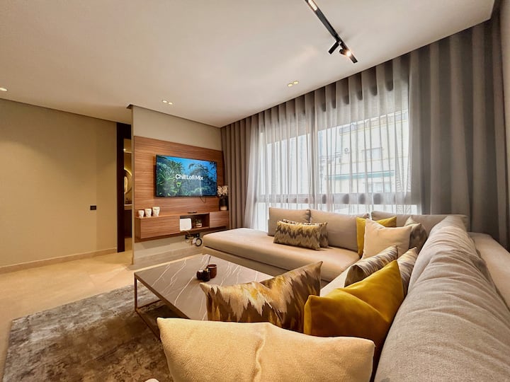 Modern&cosy 1br | Gauthier | All Amenities+parking - Casablanca