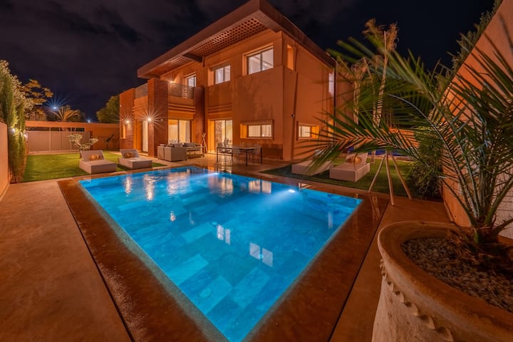 Villa Résidencesécurisé
3 Chambres Piscinechauffée - Maroc