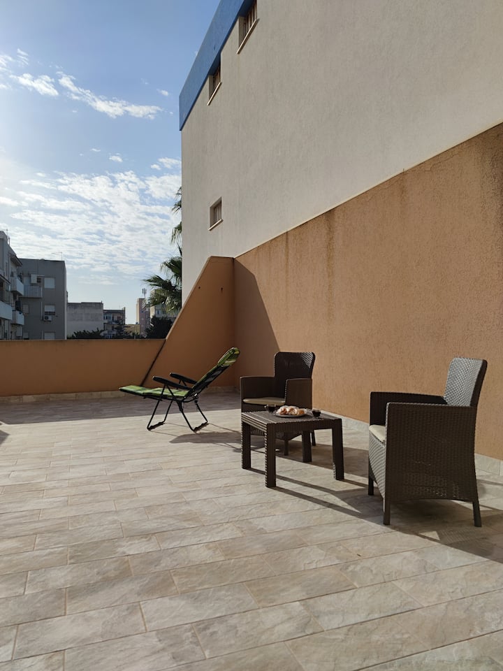 La Terrasse De Trapani, Près De Plage - Trapani