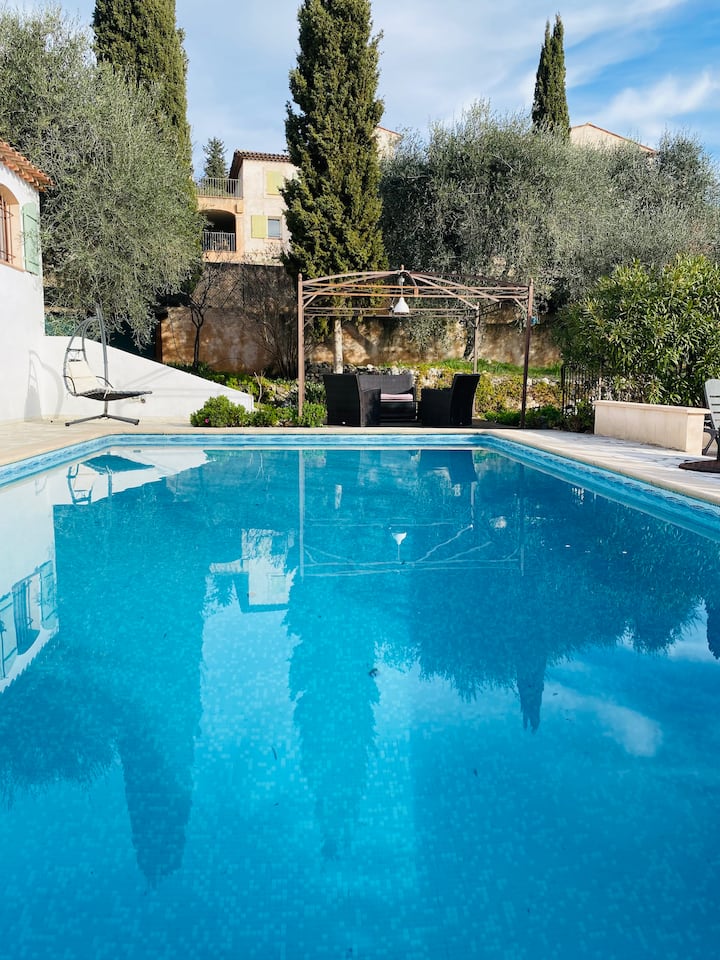 Maison Provençale Climatisée Piscine Chauffée - Peymeinade