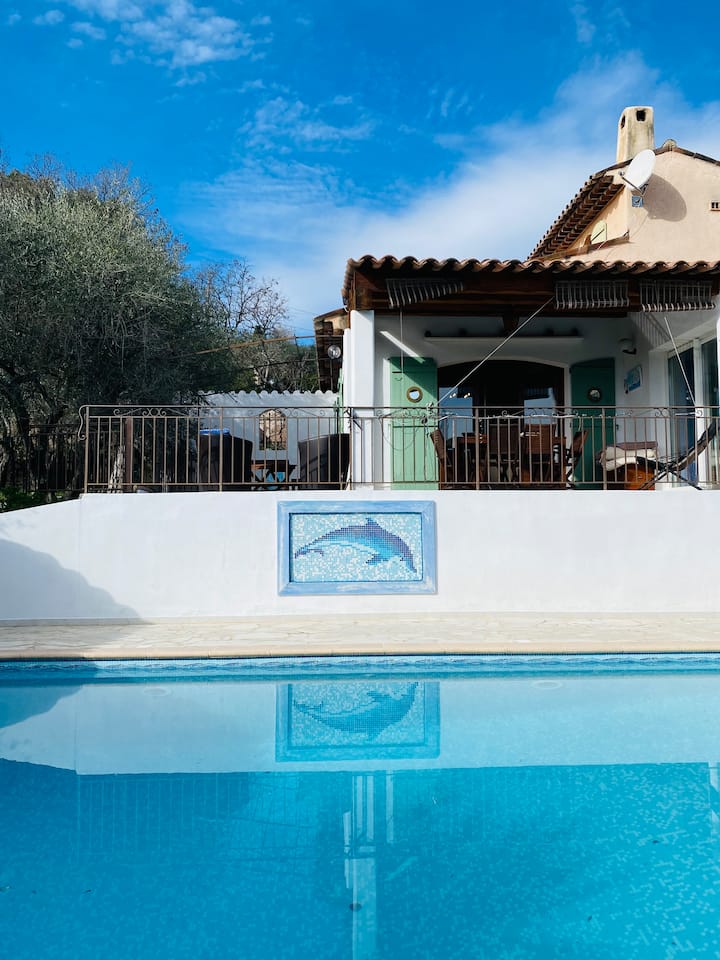 Maison Provençale Climatisée Piscine Chauffée - Peymeinade