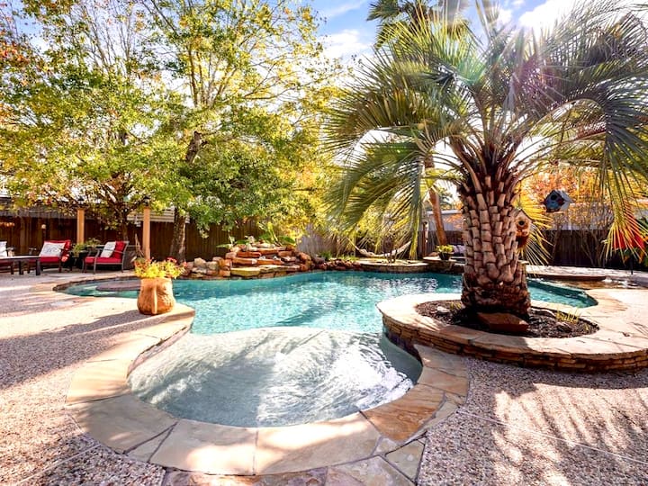Pool + Game Room | Oasis Retreat | Sleeps 20 - Grand Texas, New Caney