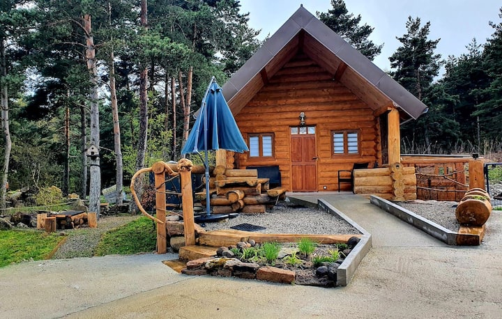 Chalet En Rondins Bruts à Laubert (48) - Mende