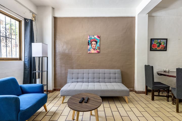 King Bed First Floor Olas Altas With Balcony - Puerto Vallarta