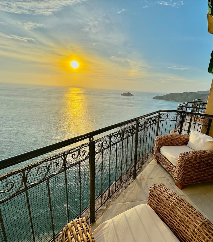 Vista Directa Al Mar | Atardeceres Increíbles - Santa Marta
