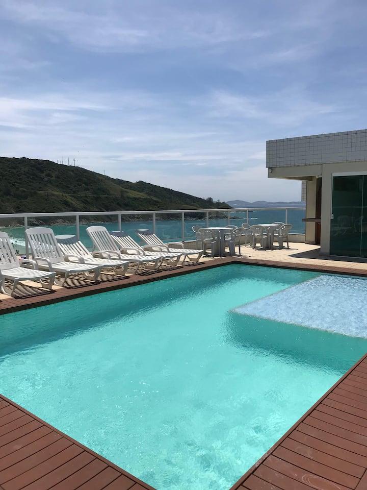Apartamento Pé Na Areia Prainha Residence - Arraial do Cabo