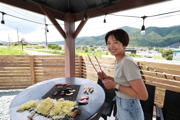 Mt. Fuji View Bbq/big Grill/dog Run/kawaguchi Lake - 쓰루시