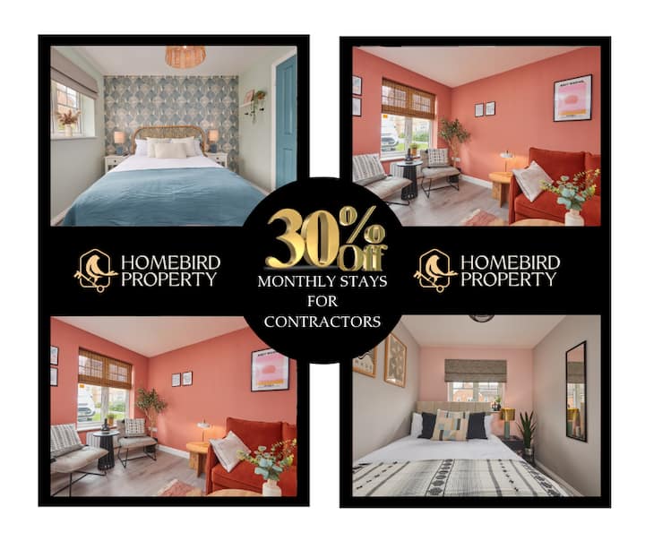 10%off Weekly Stays | Luxury Stay |Private Parking - Leeds