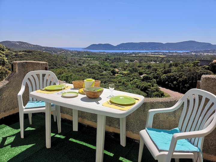 La Tour Appartement Dans Haut De Villa - Porto-Vecchio