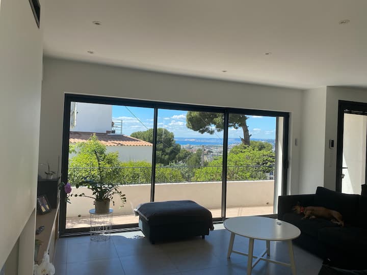 Vue Mer Parc Des Calanques - Marseille