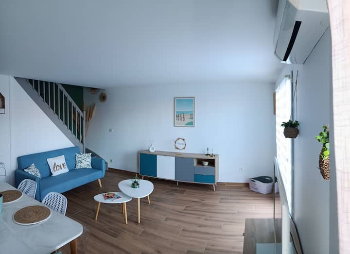 Charmante Villa En Bord De Mer Et Jardin Privatif - Torreilles