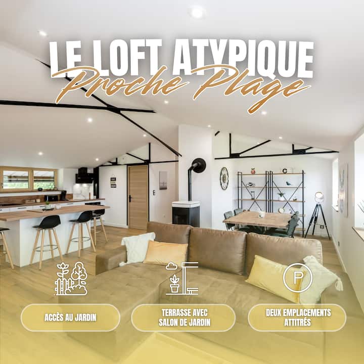 Le Loft  20min Plage, Terrasse & Parking Privé - Bretagne