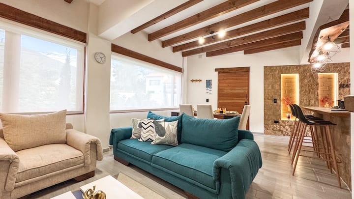 Apto | Central+wifi+camas King (A 3 Cuadras/plaza) - Villa de Leyva