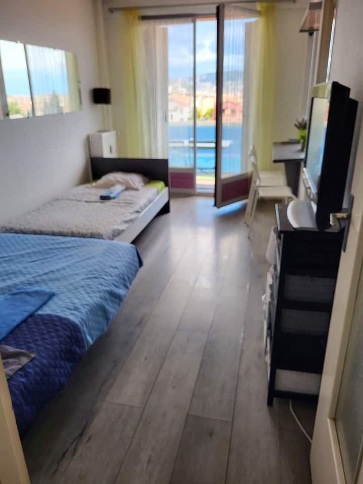 Studio Proximité Gare Pour 3 Personnes Jolie Vue - Nice