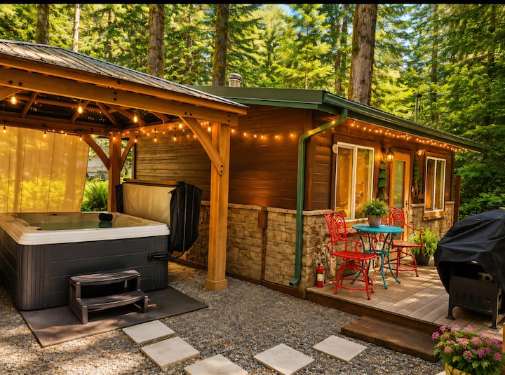 Cozy Mt. Rainier Cabin · Hot Tub · Firepit · Wifi - Ashford, WA