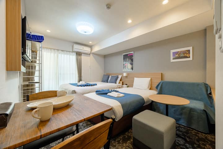 羽田空港バス直通｜ホテルスタイル｜1階｜高速wi-fi｜定員4名｜キッチン有｜102｜z070 - Gotanda Station - Shinagawa City