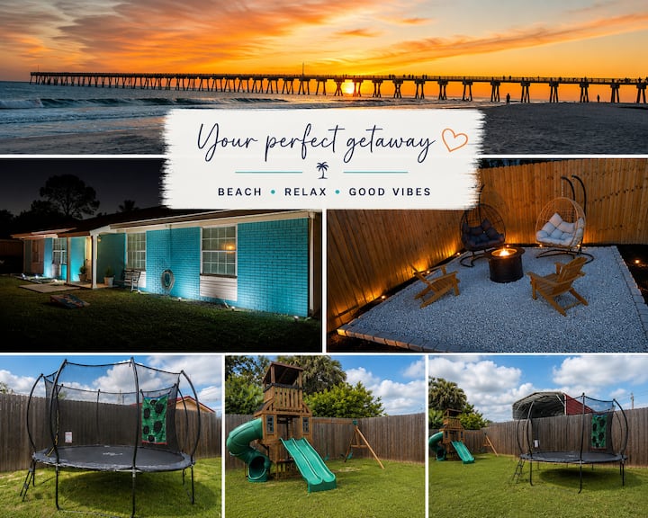 New Playground |10minbeach|pet Friendly/big Patio - Panama City