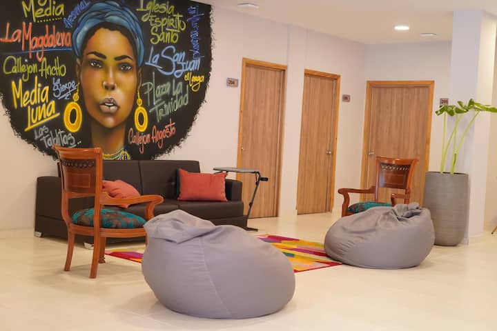 Habitación Para 4 Con Baño - Cartagena