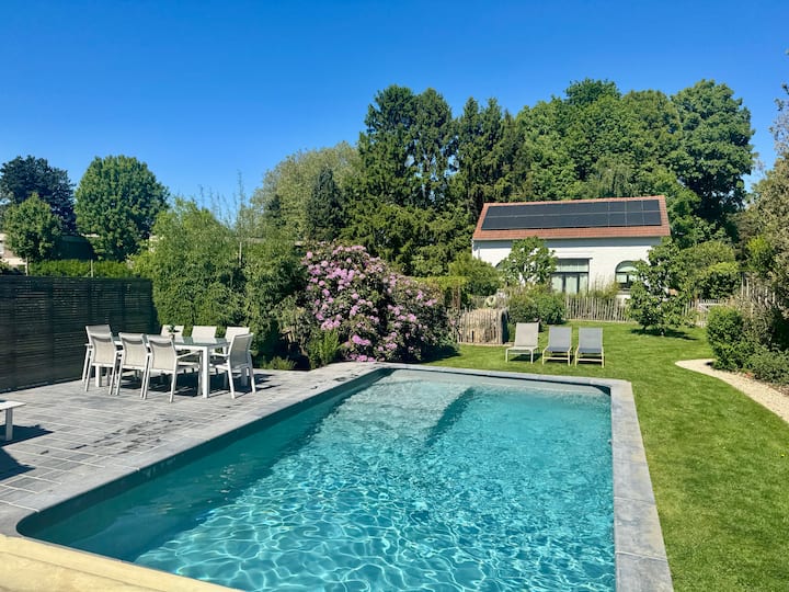 Maison 4 Chambres & 4 Sdd, Jardin, Piscine Partag - Brüsszel