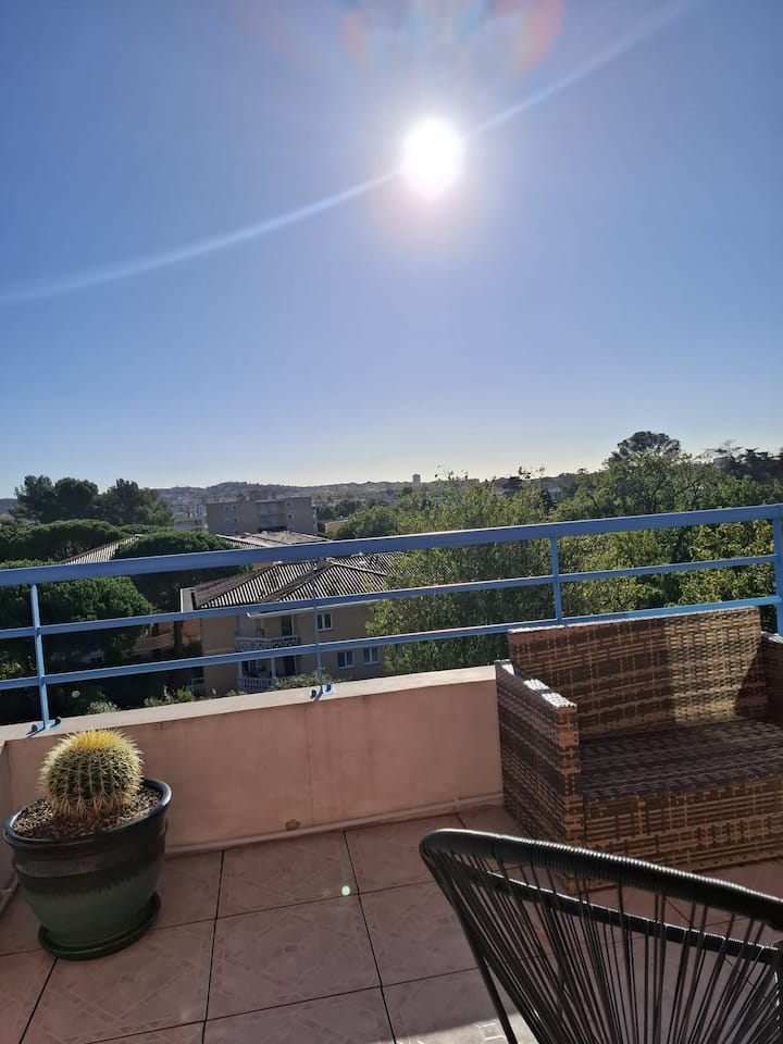 Appartement Mit Meersicht Und Zwei Terrassen - Saint-Aygulf