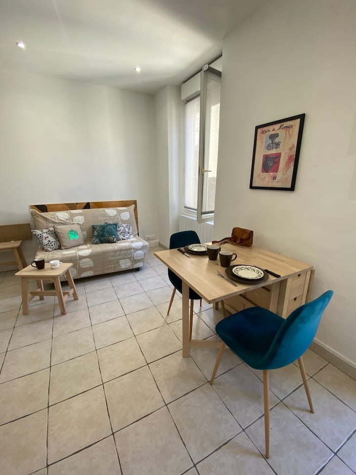 Studio Au Calme Centre De Nîmes. - Nîmes