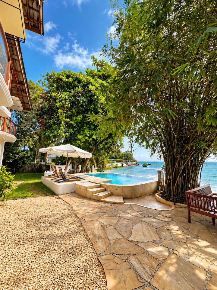 Beach Front Villa With Infinity Pool & Ocean Views - Tanzánia