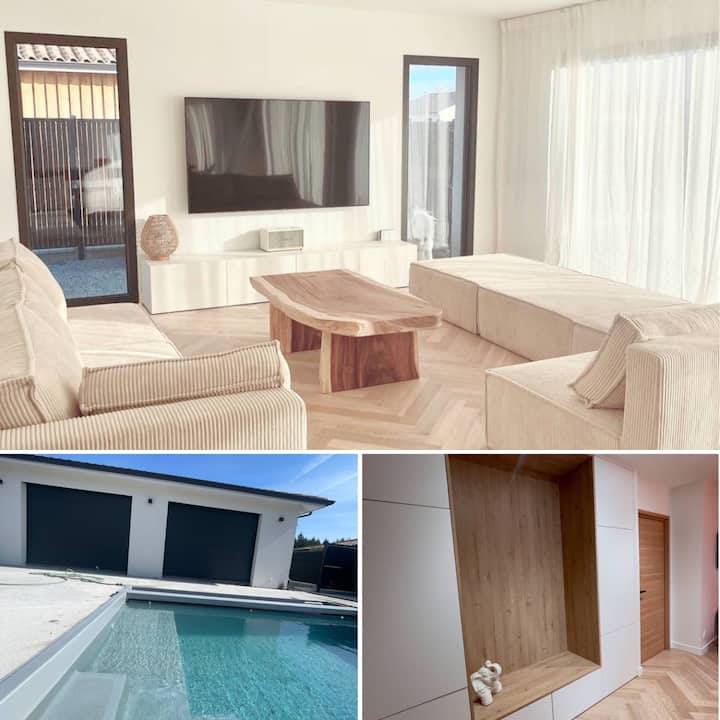 Villa Avec Piscine Privé - Mios