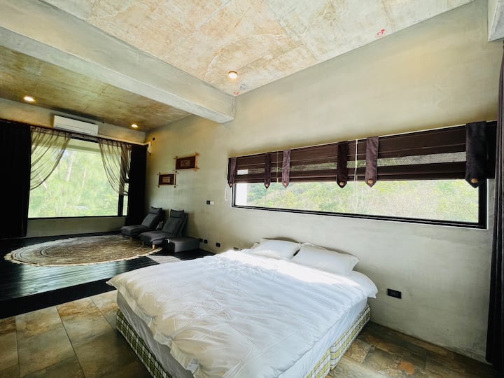 《清和山房民宿 Zephyr Villa》 202：嵐 Double Room - 鳳林鎮