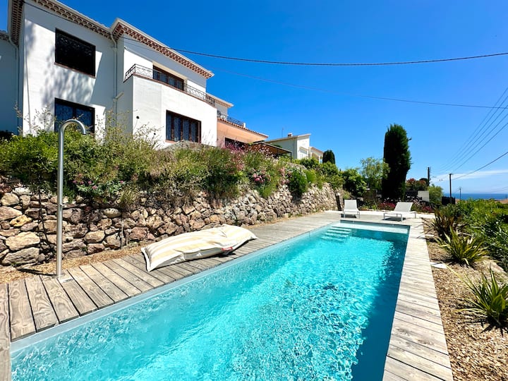 Villa Piscine Et Vue Sur Mer - Théoule-sur-Mer