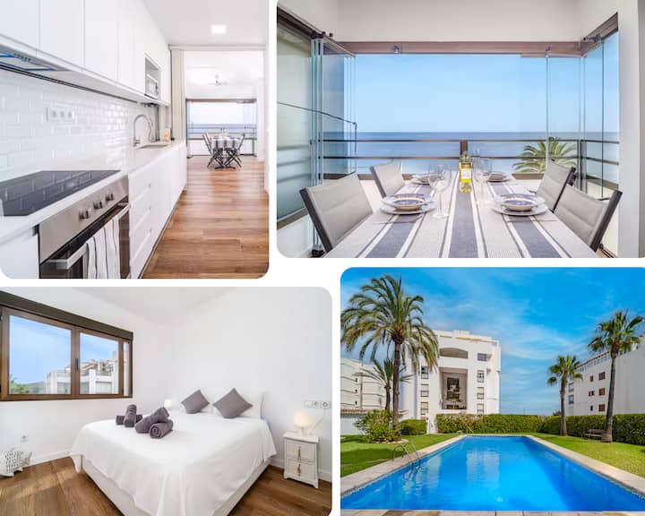 Apto 2 Hab | Playa & Piscina |Vistas Al Mar - Jávea